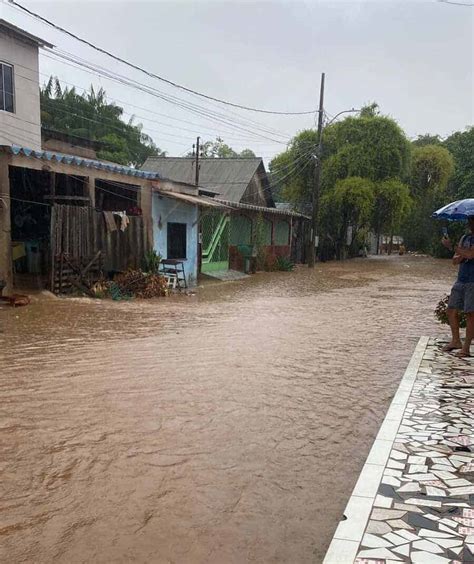 Chuva Causa Transtornos E Alaga Ruas De Rio Branco Guas Tamb M