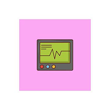Heart Pulse Icon Ekg Cardiogram Doctor Vector Ekg Cardiogram Doctor