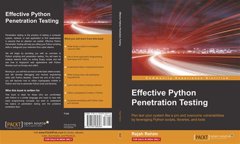 buy effective python penetration testing online ₹599 from shopclues