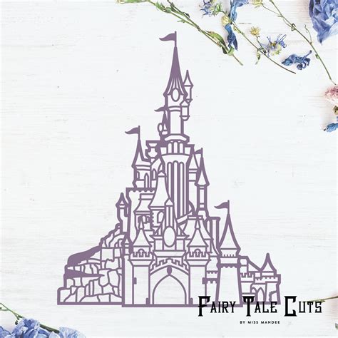 Cinderella Castle Silhouette Clip Art