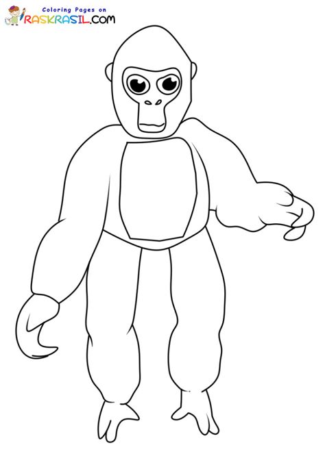 Ausmalbilder Gorilla Tag Kostenlos Malvorlagen Zum Ausdrucken