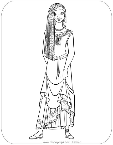 Disney S Wish Coloring Pages Pdf Printables Disneyclips