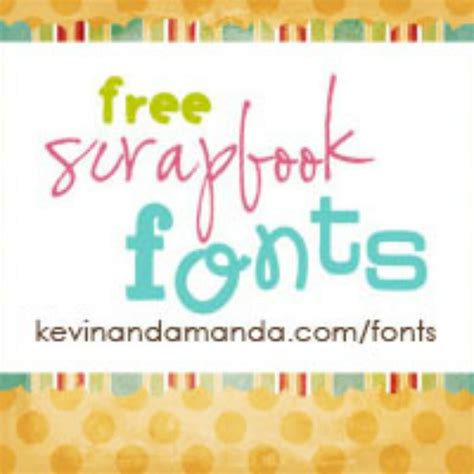 Free Fonts For Personal And Commercial Use Scrapbook Fonts