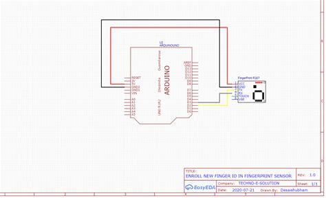 Fingerprint Module Circuit Diagram
