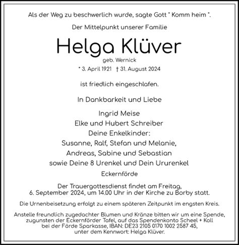 Gedenkkerzen von Helga Klüver sh z Trauer