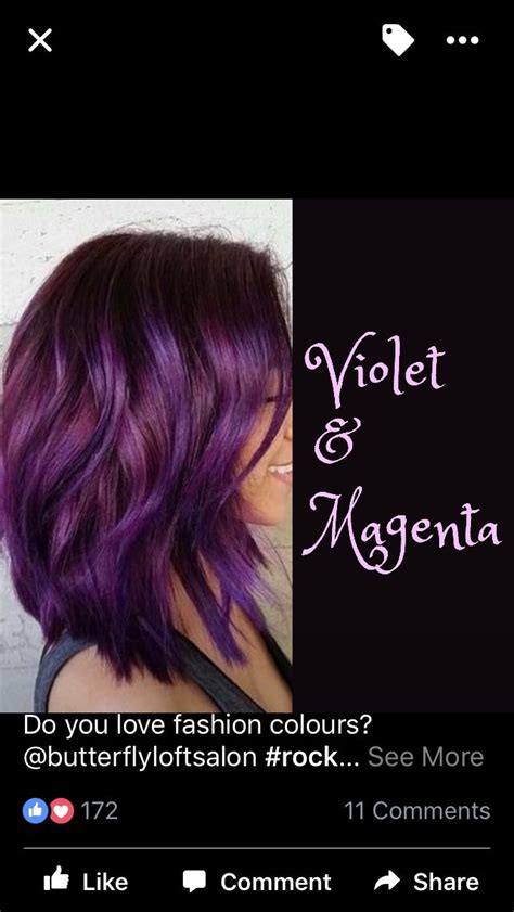 Pin By Pinner On Hair Funky Magenta Hair Dark Caramel Hair Dark