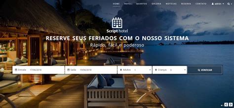 sistema para hotÉis e pousadas completo script php projetos personalizados e projetos