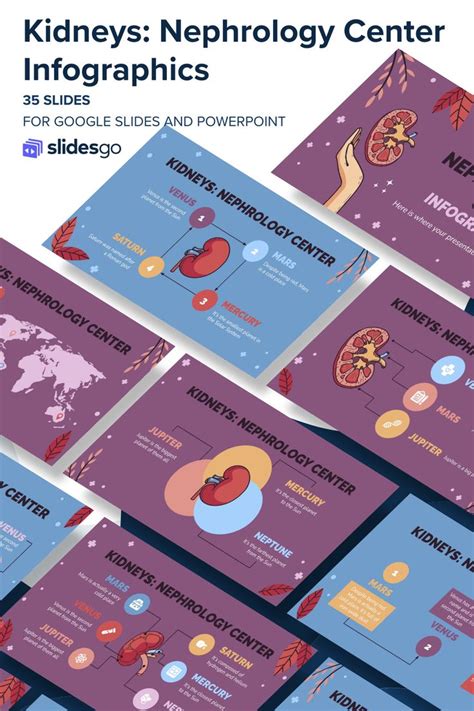 Kidneys Nephrology Center Infographics Science Powerpoint Powerpoint