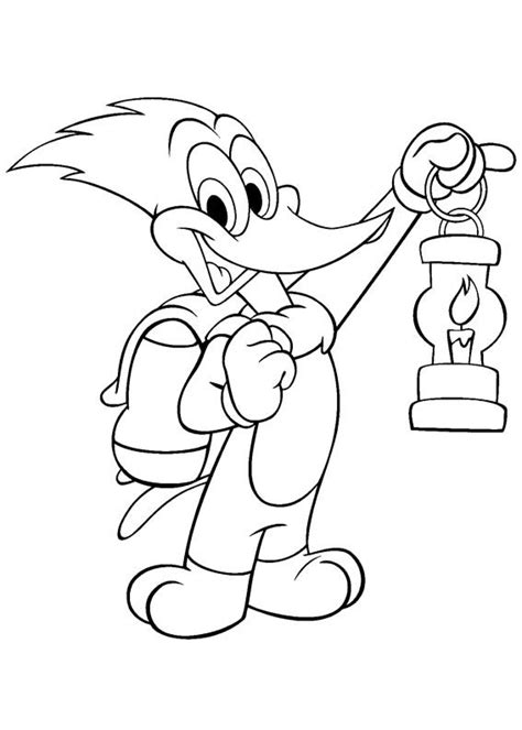 Desenhos Para Imprimir Colorir E Pintar Do Pica Pau