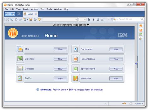 Lotus Notes Client Sanygeo