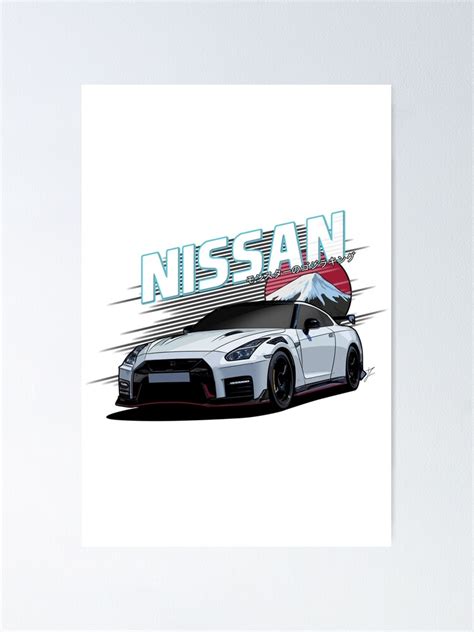 Nissan Gt R R Nismo Japan Poster For Sale By Ji Autodesign