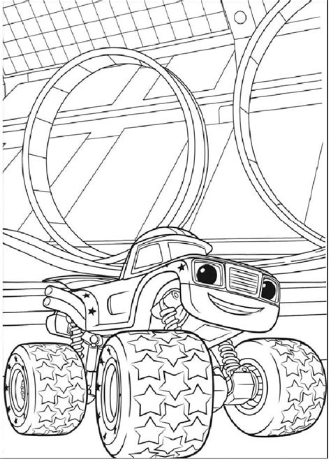 Dibujos De Blaze Y Los Monster Machines Para Colorear