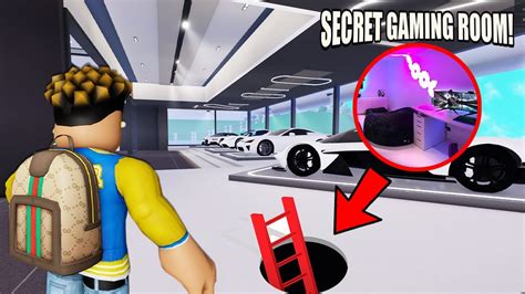 The CREATOR BUILT Me A SECRET GAMING ROOM In MEGA MANSION TYCOON
