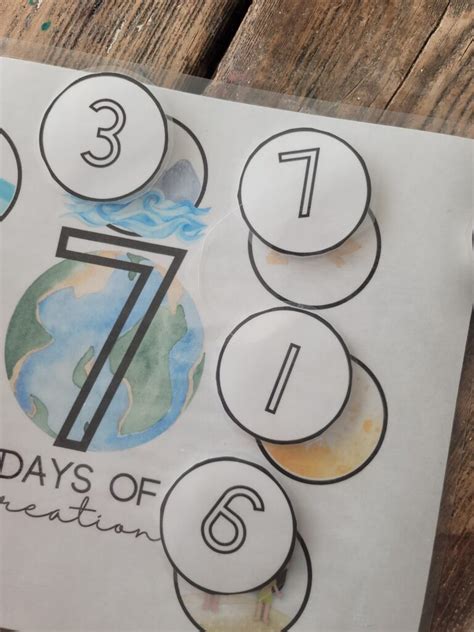 7 Days Of Creation Printable Healing Home