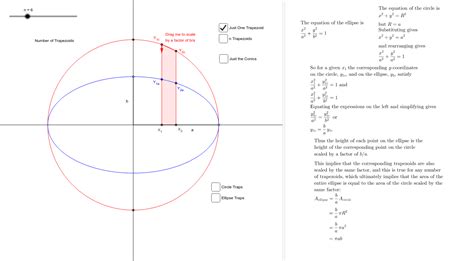 area of ellipse equation