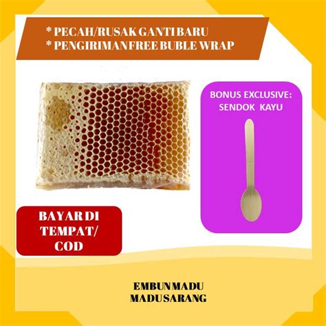 Jual Madu Sarang Apis Mellifera Asli Murni Original Premium Shopee