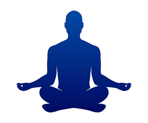 Vectores E Ilustraciones De Persona Meditando Silueta Para Descargar