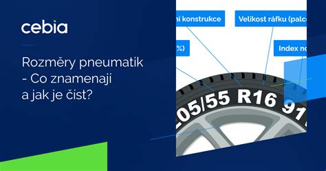 Rozm Ry Pneumatik Co Znamenaj A Jak Je St Cebia Cz
