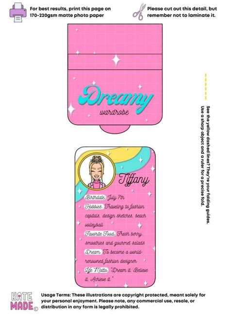 Katemade Barbie Free Printables In This Channel Barbie Paper Dolls