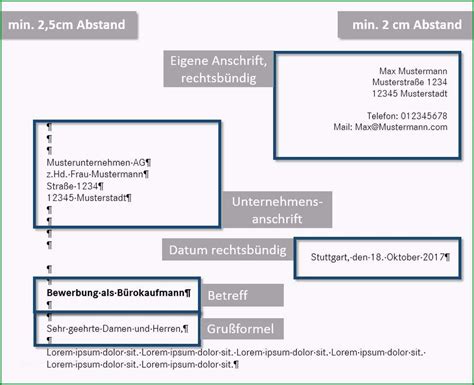 Unvergesslich Bewerbung Nach Din Normen Regeln Anleitung