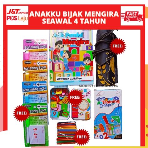 PROMO Adik Pandai Mengira Buku Latihan Matematik Mathematics Pra