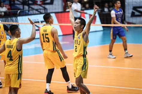 UAAP FEU Stuns Defending Champ NU In Men S Volleyball Opener
