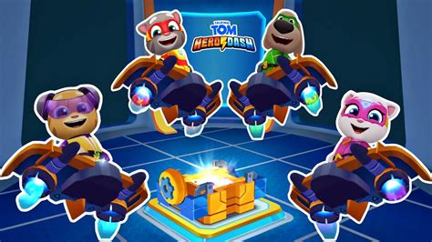 Talking Tom Hero Dash Tom Ben Angela Ginger Race For A Raccoon