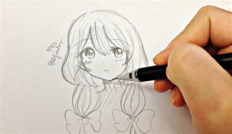 How To Draw Anime Girl Step By Step Video Tutorials Learn 3D