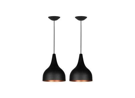 Kit 2 Pendente Taça Gota Bancada Balcão Cozinha 22cm Cobre o