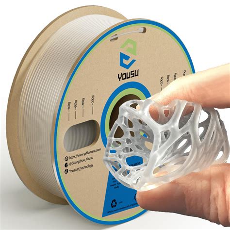 YOUSU Filamento Flexible De TPU Para Impresora 3D Filamento De TPU