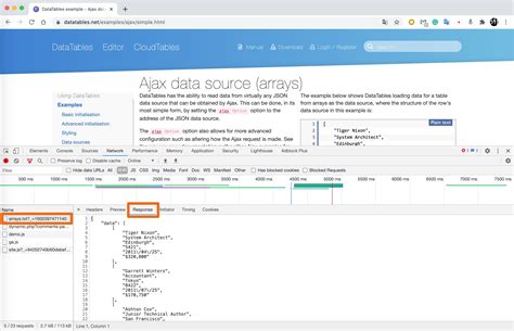 1 Warning Invalid JSON Response