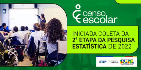 Iniciada coleta da 2ª etapa do Censo Escolar 2022 Conviva Educação