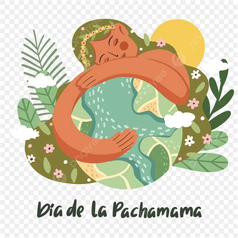 Dia De La Pachamama Estilo De Dibujos Animados América Latina Día De La