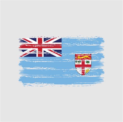 Fiji Flag Brush Strokes National Flag 6553031 Vector Art At Vecteezy