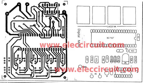 Simple Digital Voltmeter Circuit Using Icl