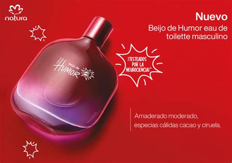 Perfume Beijo de Humor Femenino y Masculino Natura de México