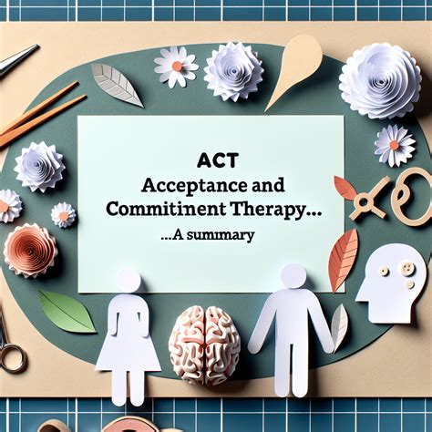 Guía completa sobre ACT Terapia de Aceptación y Compromiso Resumen y