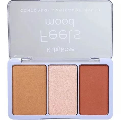Paleta De Contorno Iluminador Blush Feels Mood Hb75262 Ruby MercadoLivre