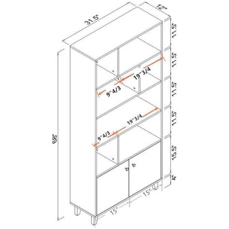 Standard Bookcase Dimensions Ubicaciondepersonas Cdmx Gob Mx