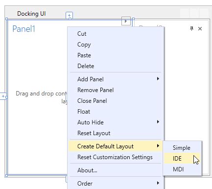 Dock Layout Manager Get Started Wpf Controls Devexpress Documentation