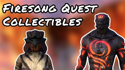 ESO Firesong DLC Quest Collectibles YouTube