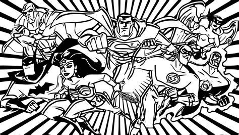 Justice League Coloring Page Wecoloringpage 03 Wecoloringpage