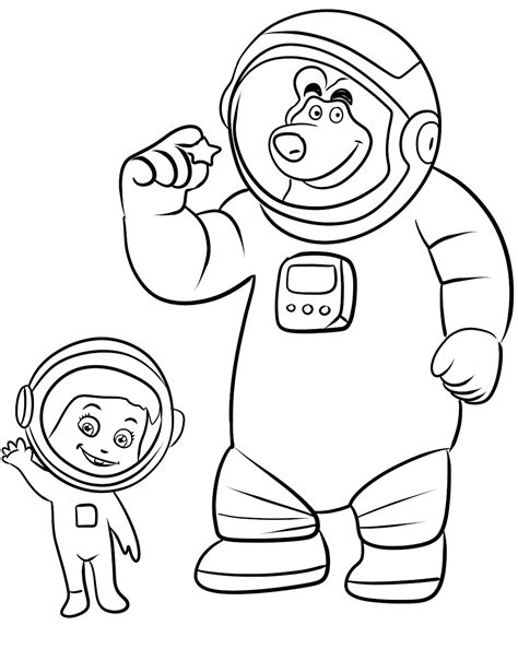 Dibujo De Masha Y El Oso 109 De Masha Y El Oso Para Colorear