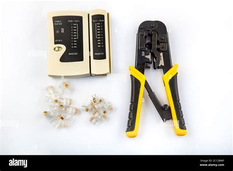 Kit d outils réseau professionnel pince à sertir RJ45 Cat6 Cat5e EZ