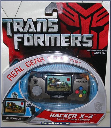 hacker x 3 transformers movie real gear robots hasbro action figure