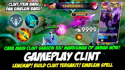 EMBLEM BARU CLINT ITEM BARU CARA MAIN CLINT TERBARU BUILD CLINT