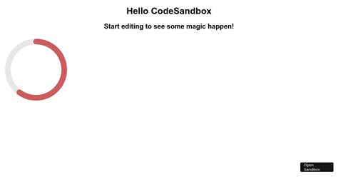 React Progress Line Bar Examples CodeSandbox