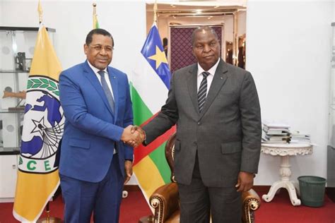 Commission de la Cemac la prestation de serment du nouveau président