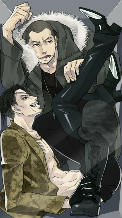 Pin By Alien On Yakuza Series Cute Hug Yakuza Anime Kiryu