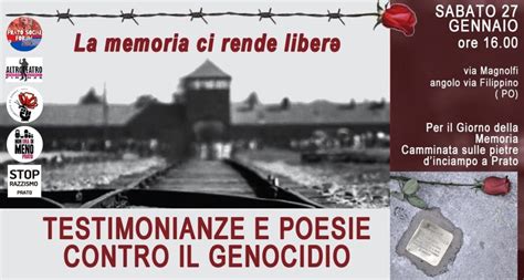 Paese Sera SABATO 27 Gennaio Per Il Giorno Della Memoria Iniziativa